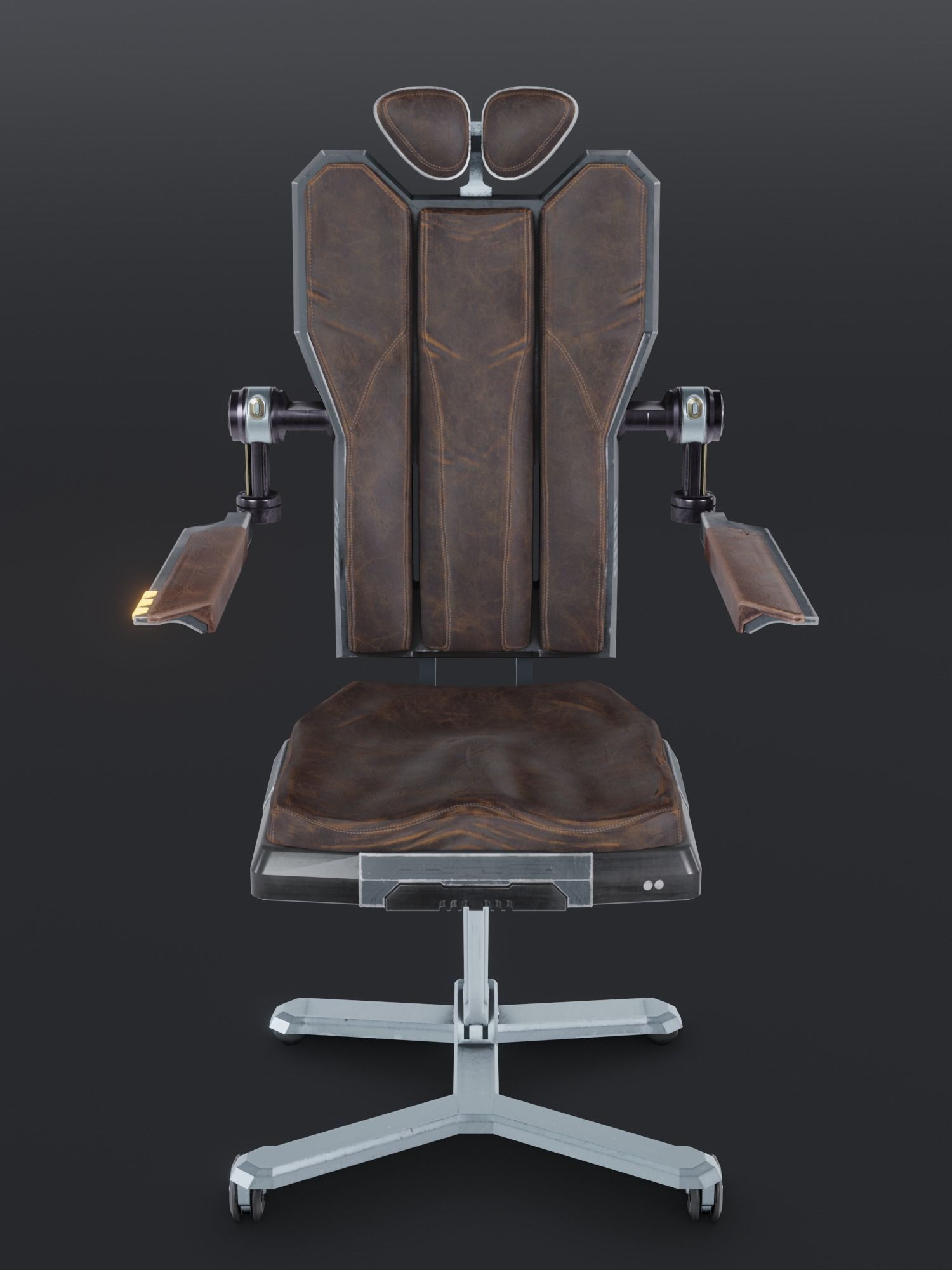 3D model SciFi Furniture - Office Chair VR / AR / low-poly | CGTrader