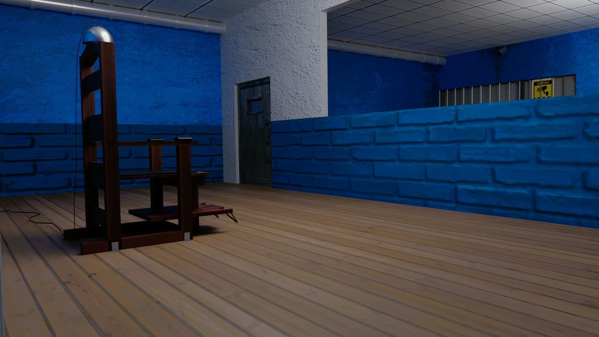 3D model Execution Chamber VR / AR / low-poly | CGTrader