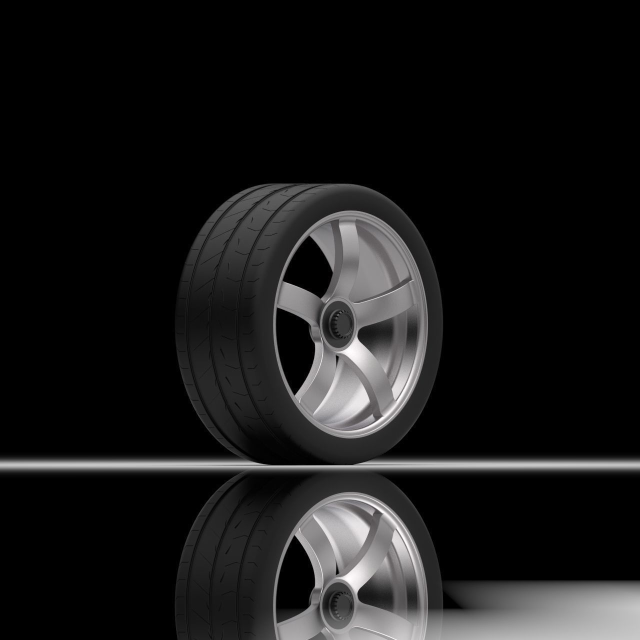 Rim and Tire 3D model | CGTrader