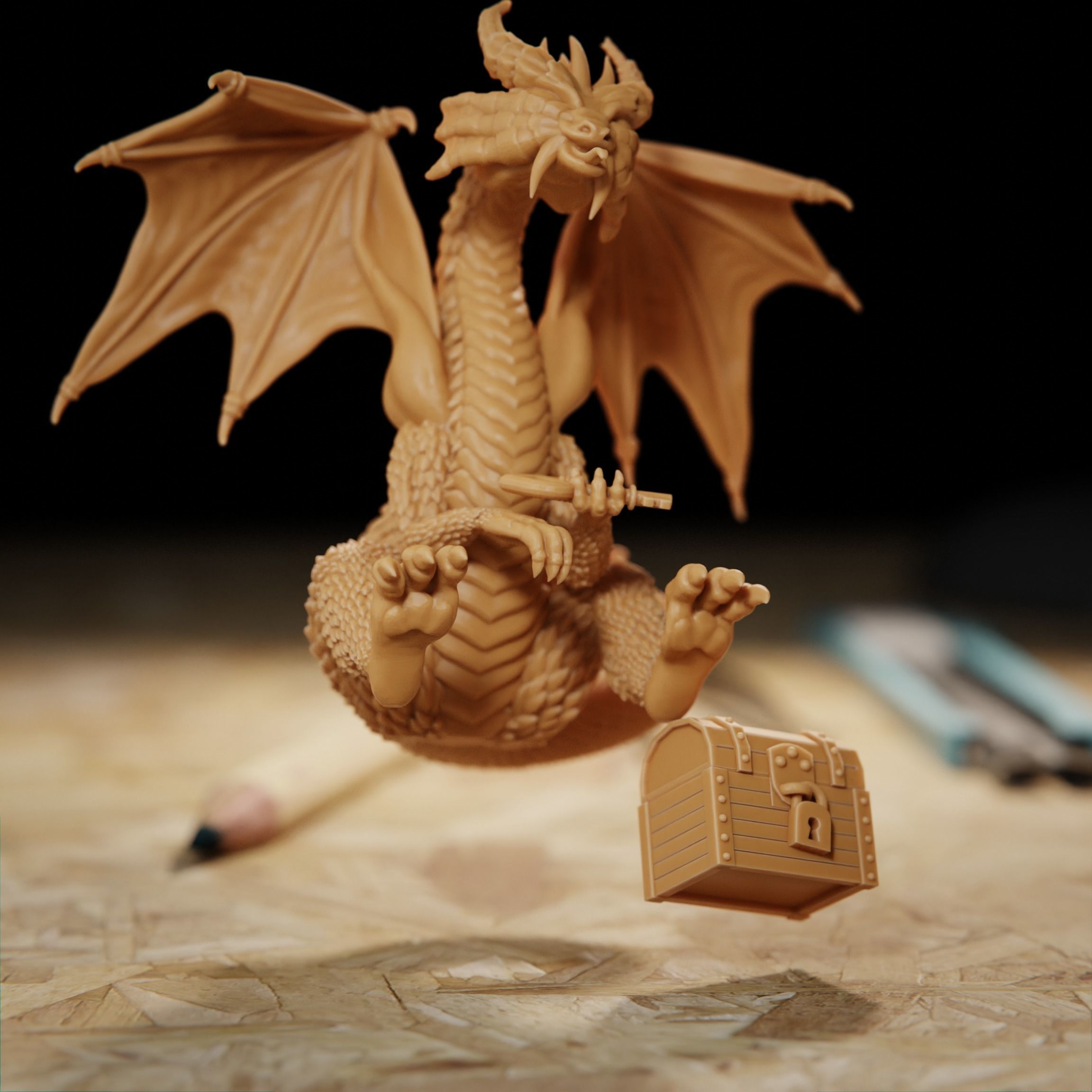 Dragon mini printable model 3D model 3D printable | CGTrader