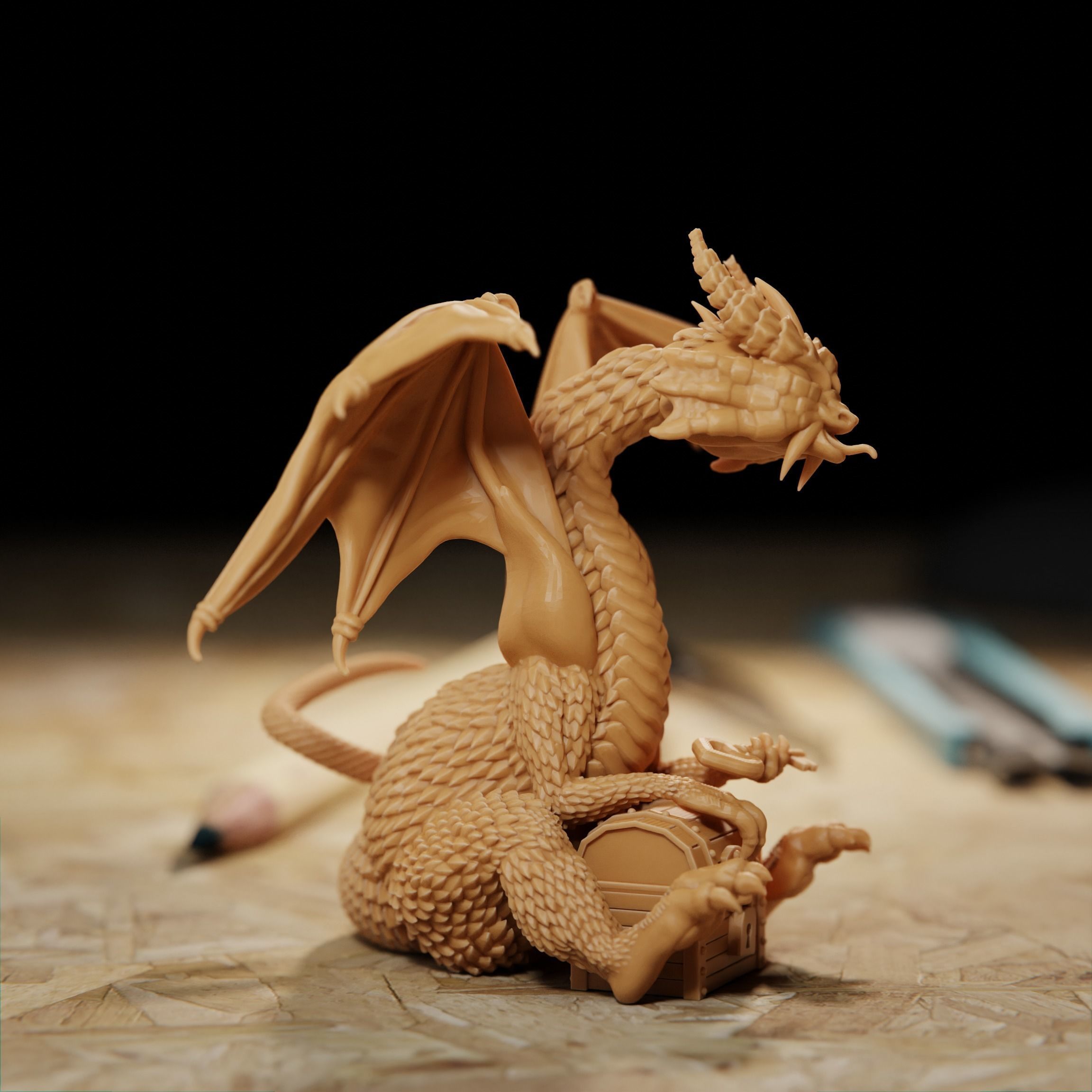 Dragon mini printable model 3D model 3D printable | CGTrader