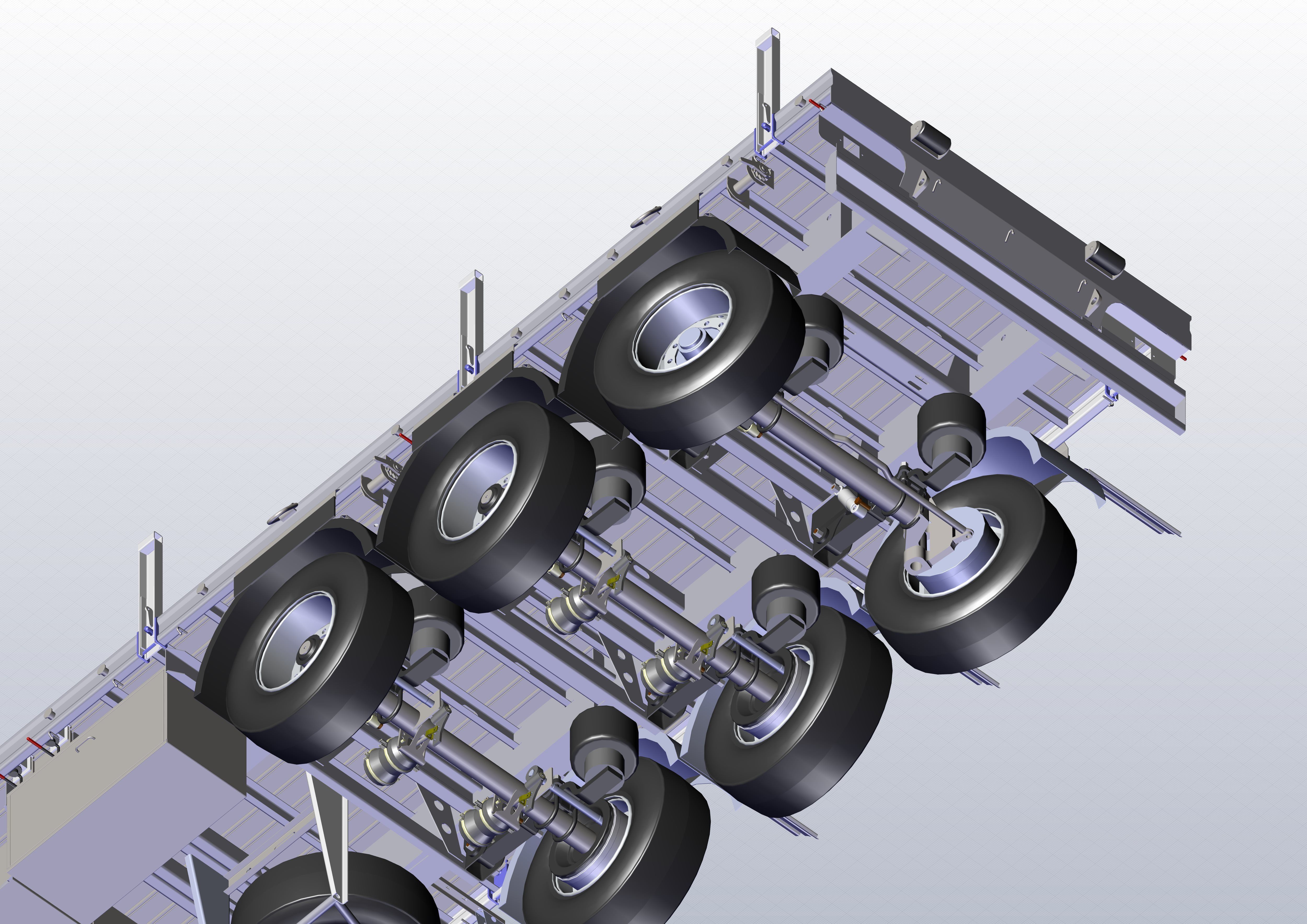 FLATBED trailer 3D model | CGTrader