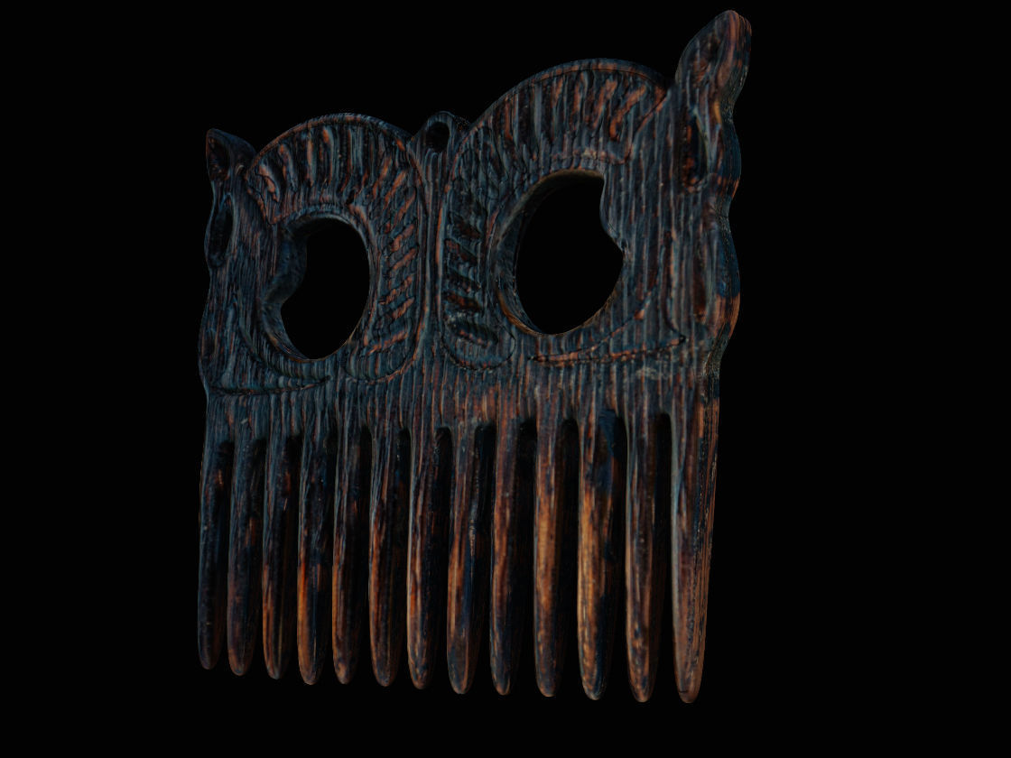 3D model Dragon hair comb VR / AR / low-poly | CGTrader