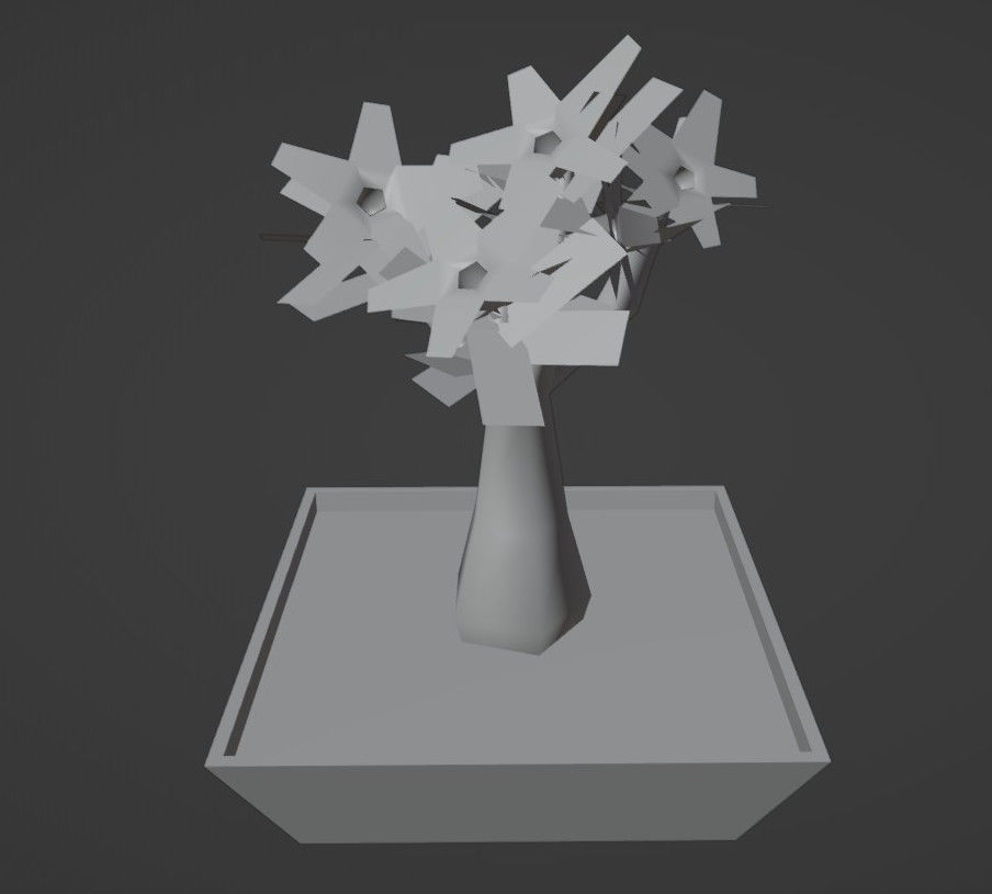 3D model Desert Rose Flower PBR Lowpoly Adenium Rosa do Deserto VR / AR ...