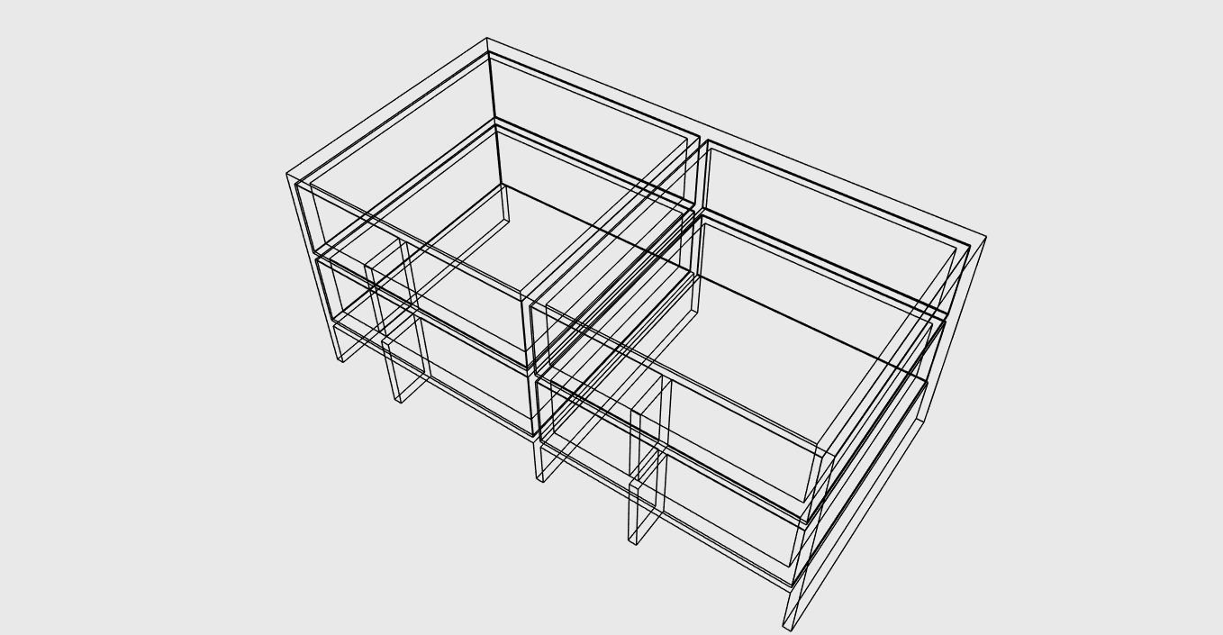 Box with drawers easy print 3D model 3D printable | CGTrader