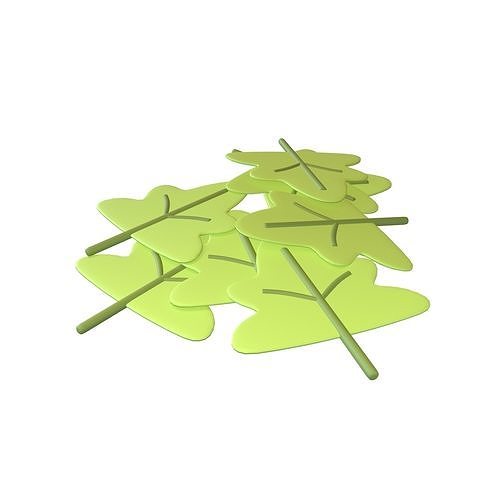 3D model Stacked Cartoon Leaf v1 001 VR / AR / low-poly | CGTrader