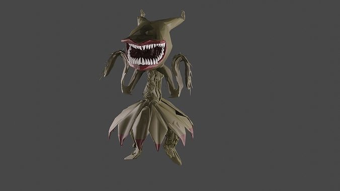 3D model Plant Monster Killer Weed VR / AR / low-poly | CGTrader