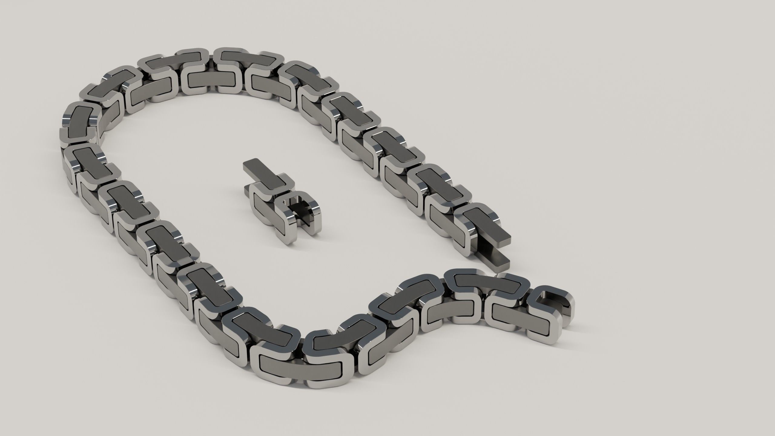 Types of chains 3D model | CGTrader