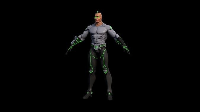 3D model Character - Hero VR / AR / low-poly | CGTrader