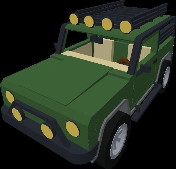 3D model Low-Poly Jeep VR / AR / low-poly | CGTrader