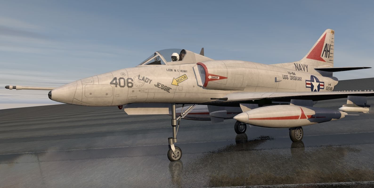 Douglas A-4E Skyhawk 3D model | CGTrader