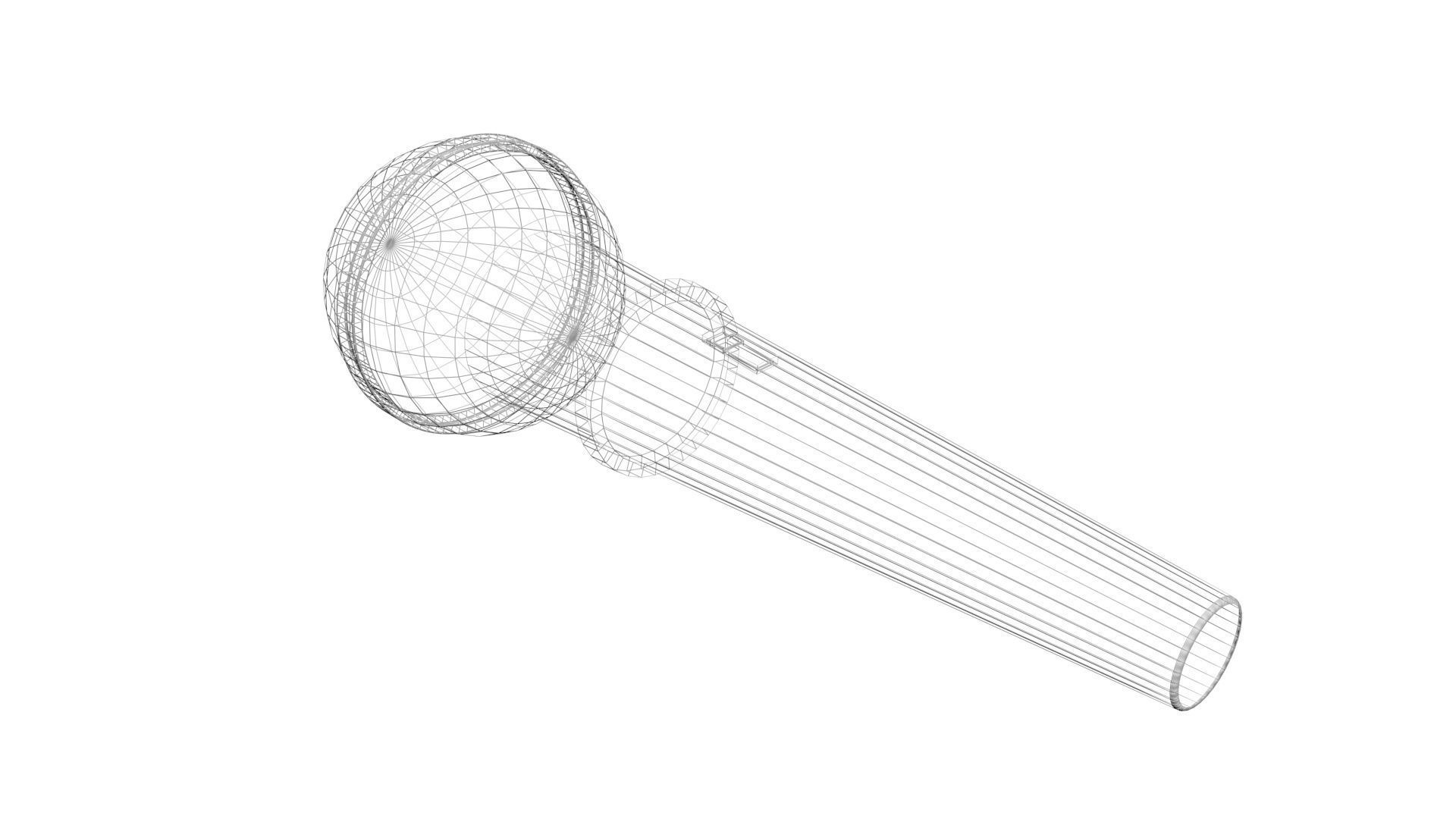 Chocolate Microphone 3D model | CGTrader