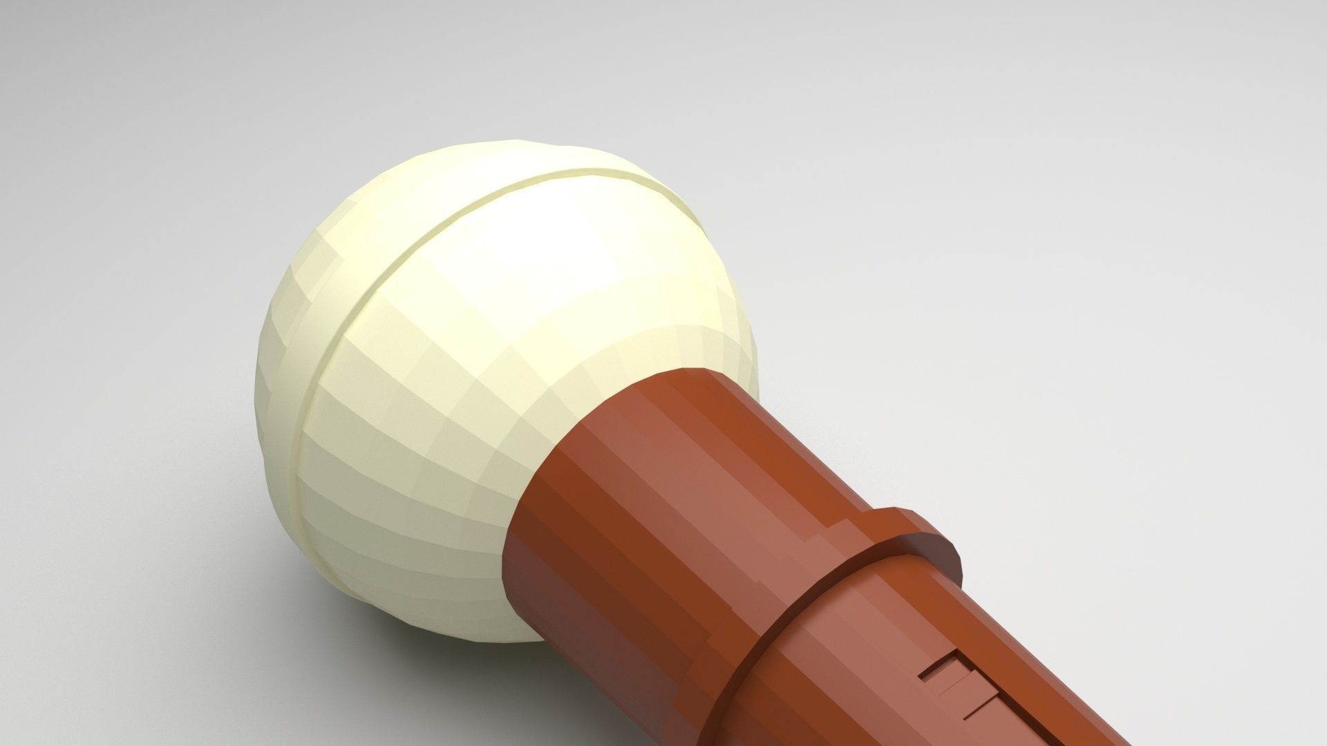 Chocolate Microphone 3D model | CGTrader
