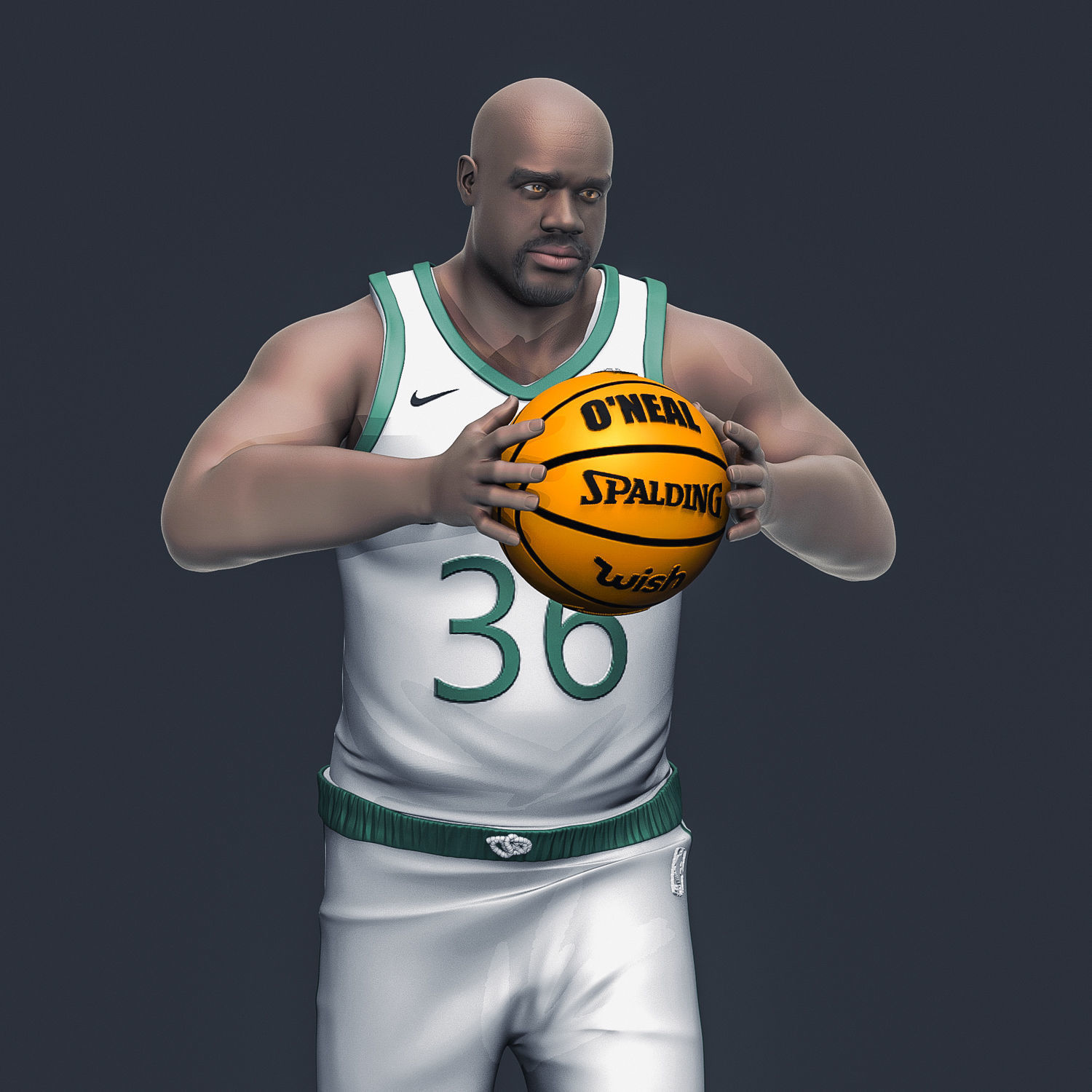 Shaquille O Neal 3D Printable 3D model 3D printable | CGTrader