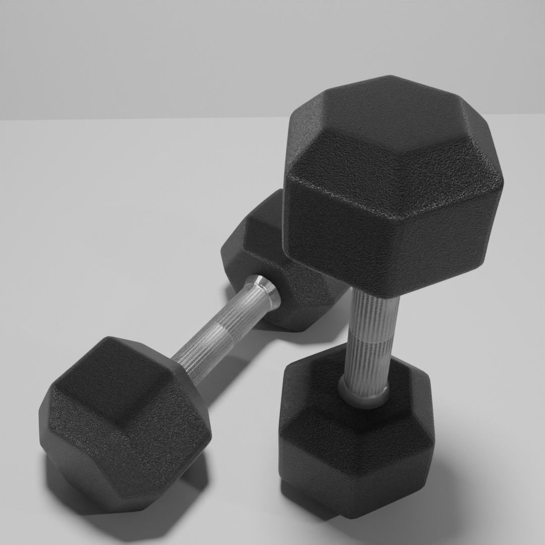Dumbell dumbbells - dumbbells 3D model | CGTrader