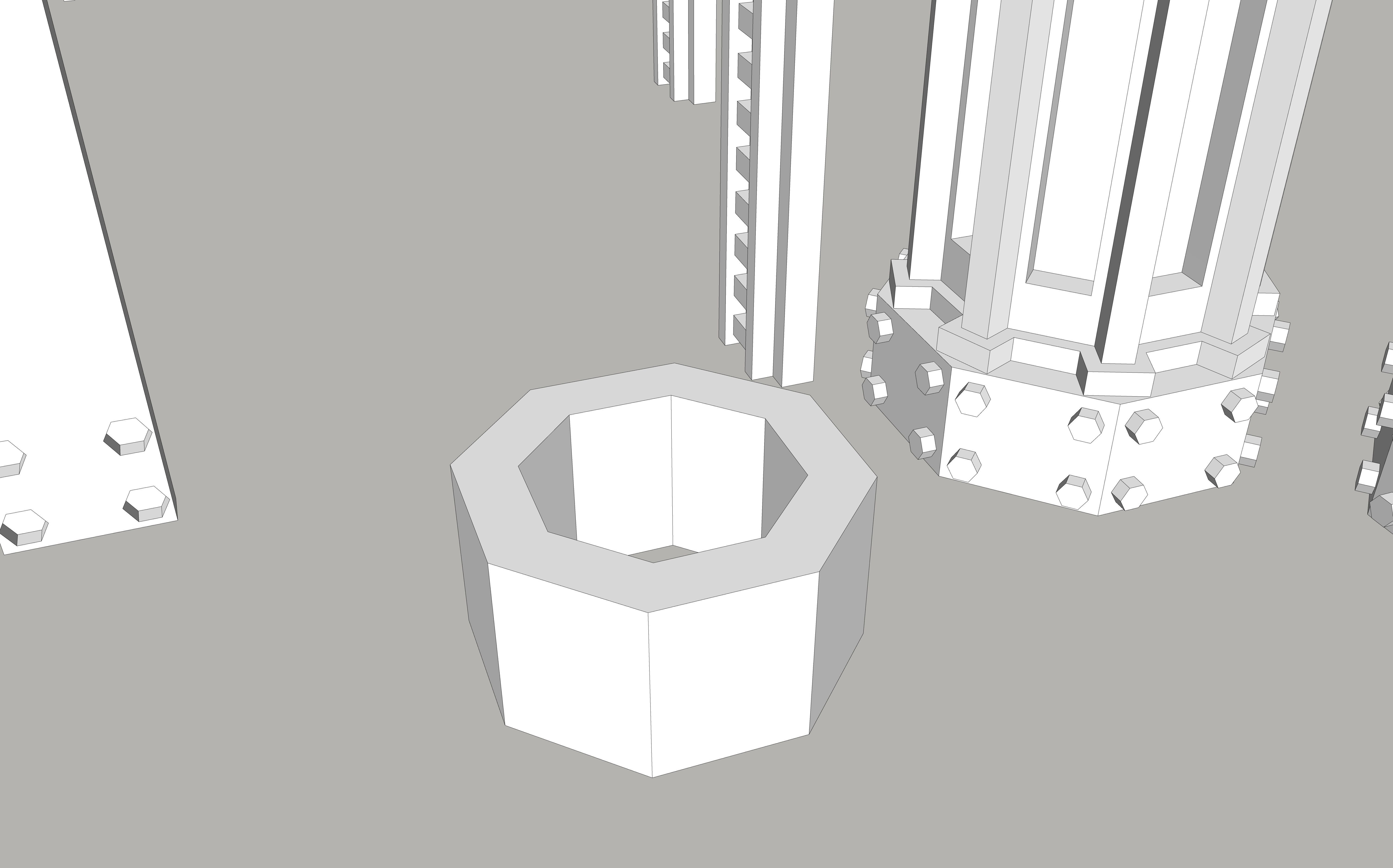 Space Fascist Cathedral City Modular Terrain Kit 3D model 3D printable ...