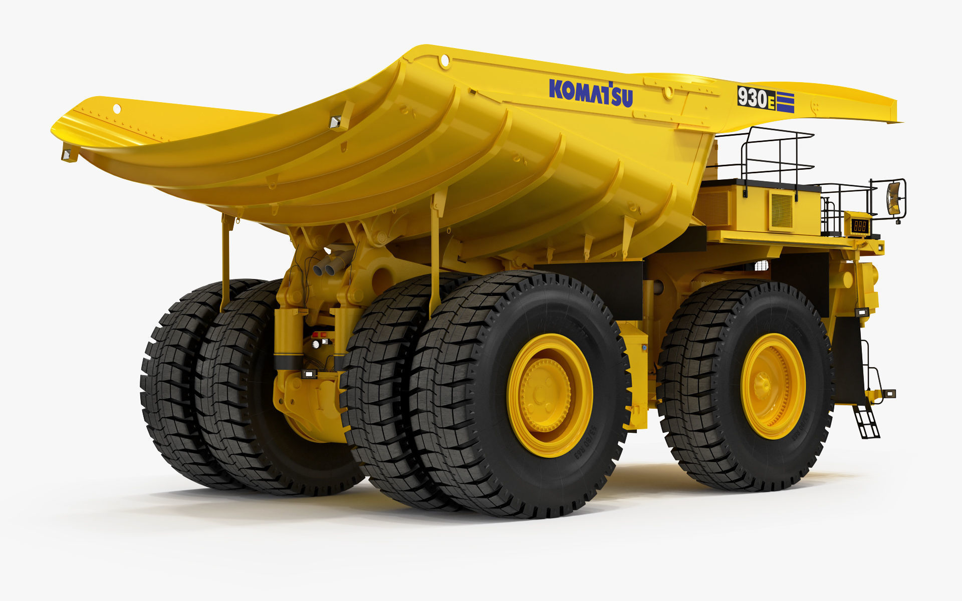 Komatsu 930 E-5 Mining Dump Truck 3D model | CGTrader
