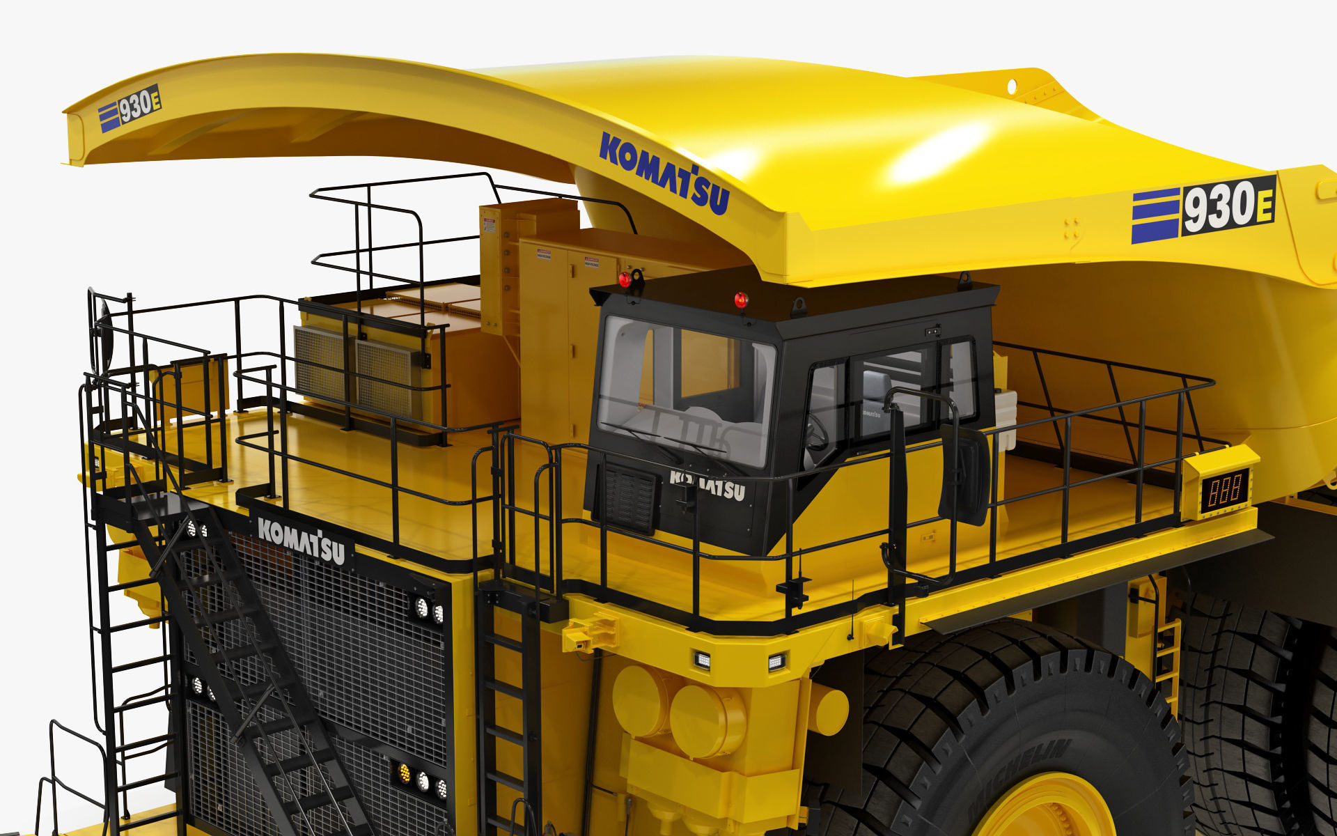 Komatsu 930 E-5 Mining Dump Truck 3D model | CGTrader