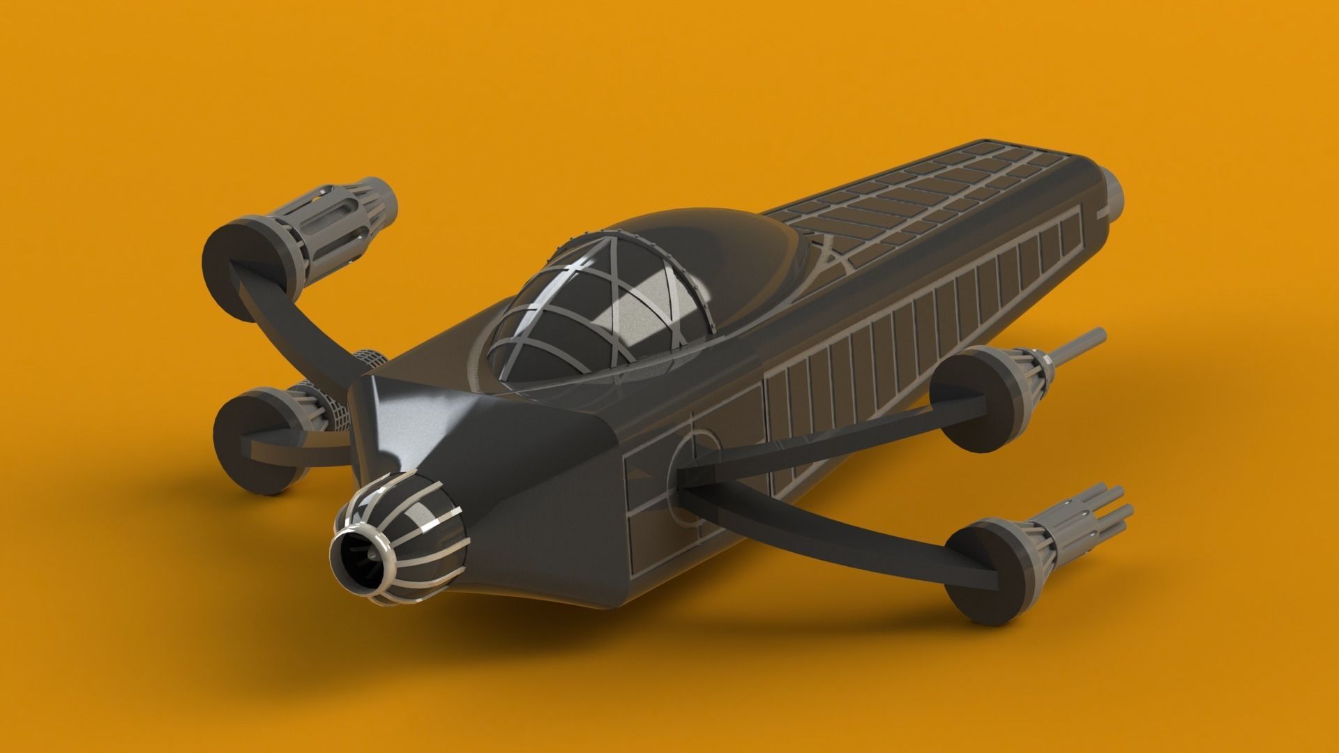 Spaceship v1 3D model 3D printable | CGTrader