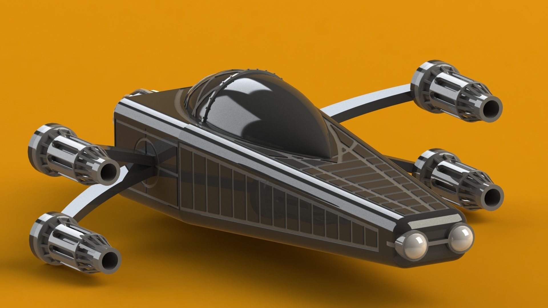 Spaceship v1 3D model 3D printable | CGTrader