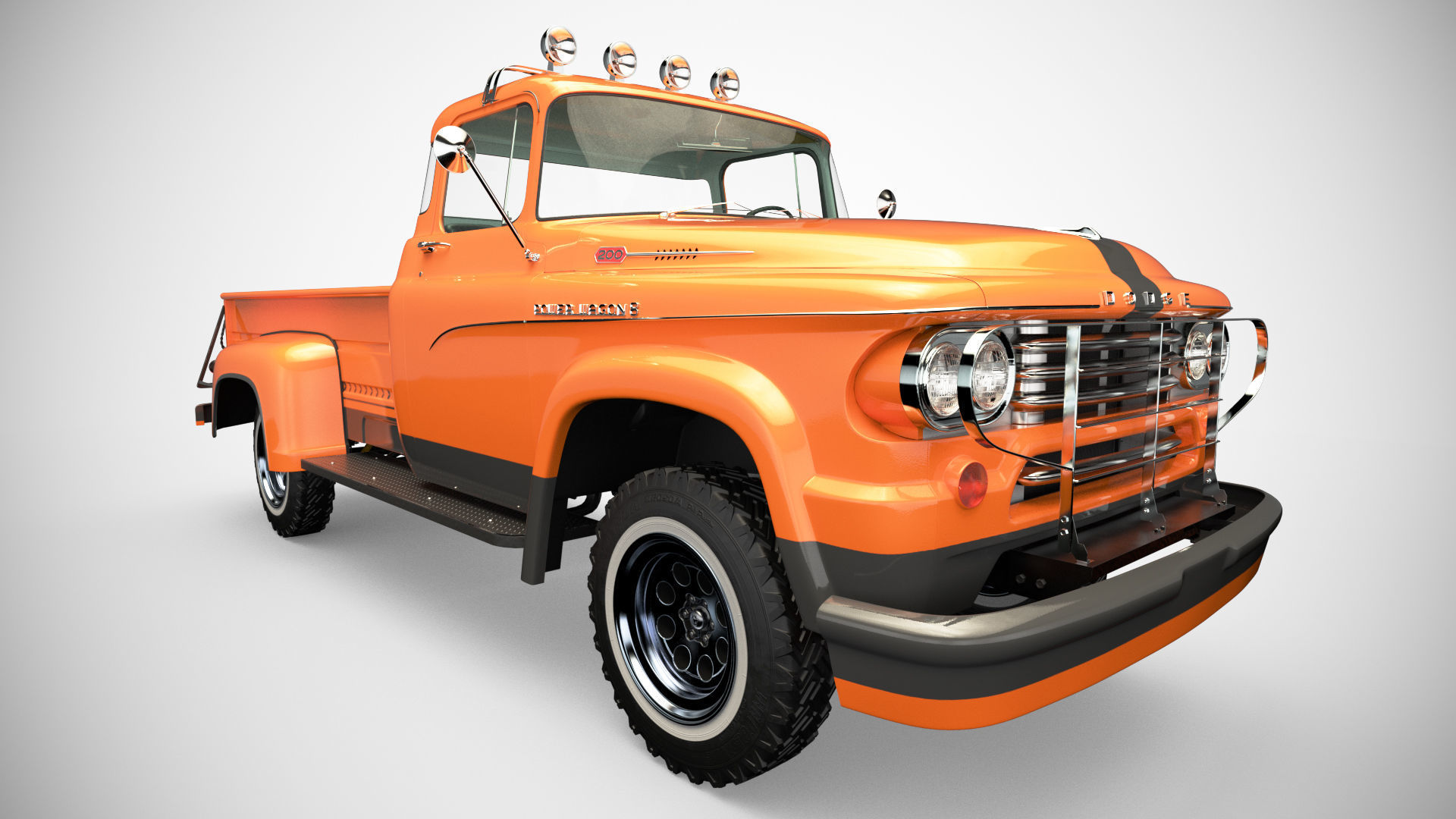 Dodge Power Wagon 3D model | CGTrader