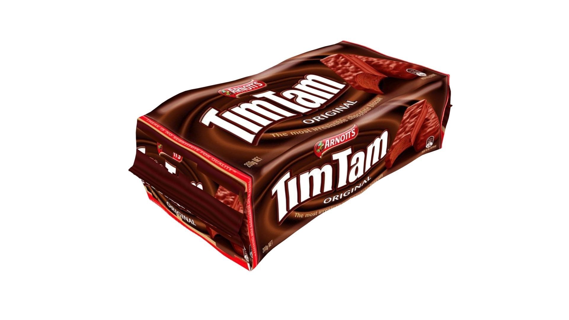 Tim Tam Chocolate 3D model | CGTrader