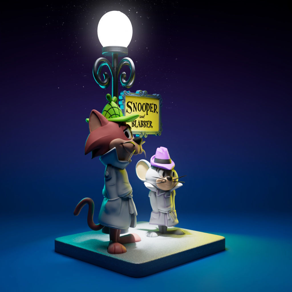 Snooper and Blabber 3D model 3D printable | CGTrader