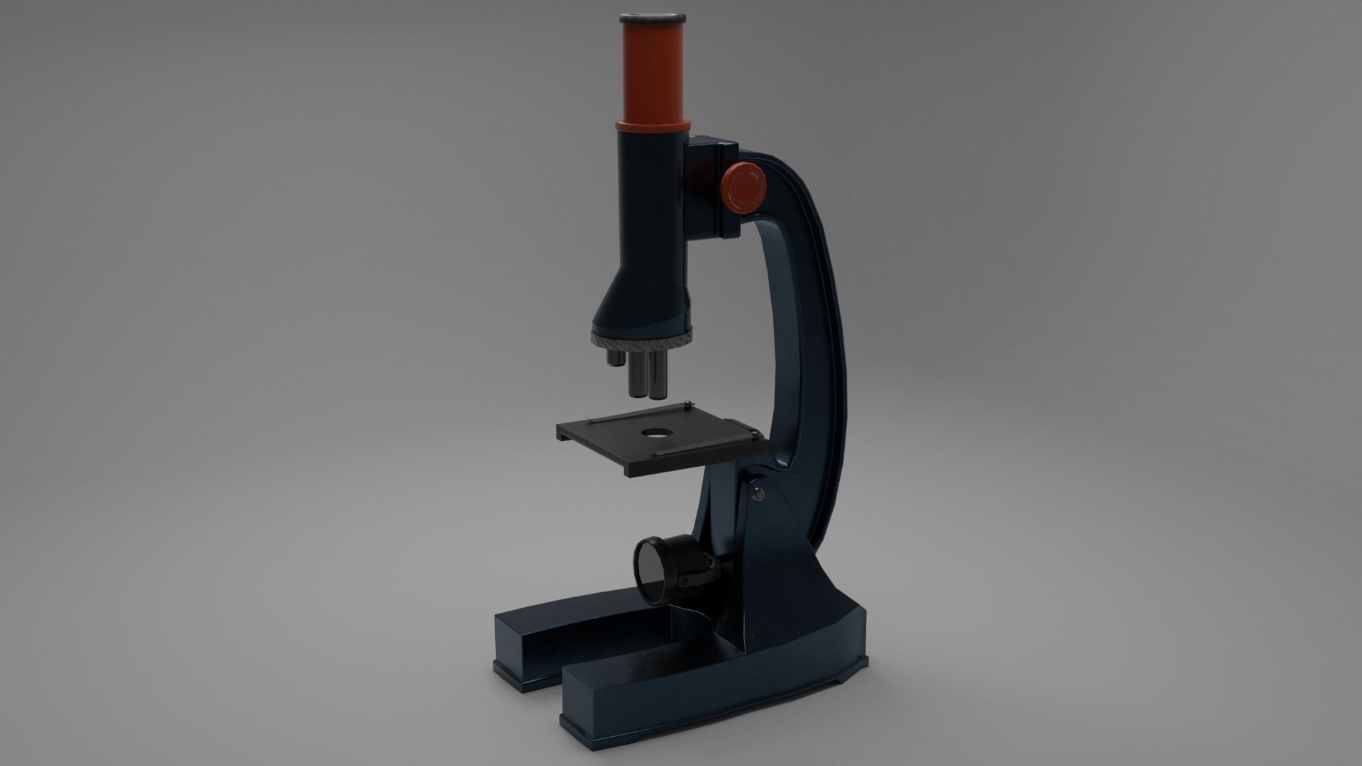 Microscope free VR / AR / low-poly 3D model | CGTrader