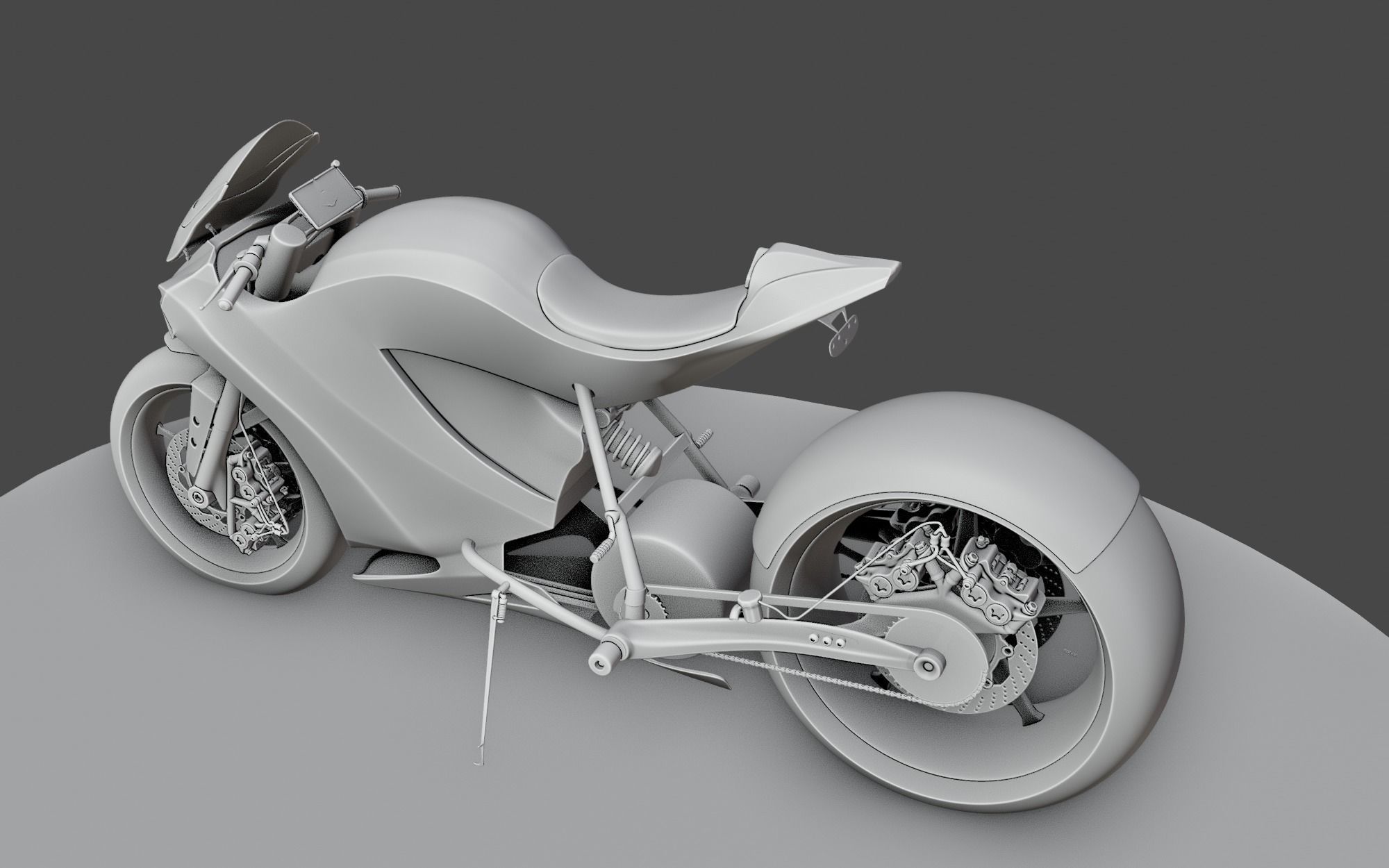 Concept sport bike free 3D model | CGTrader