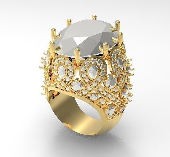 Ring ston 3D model 3D printable | CGTrader