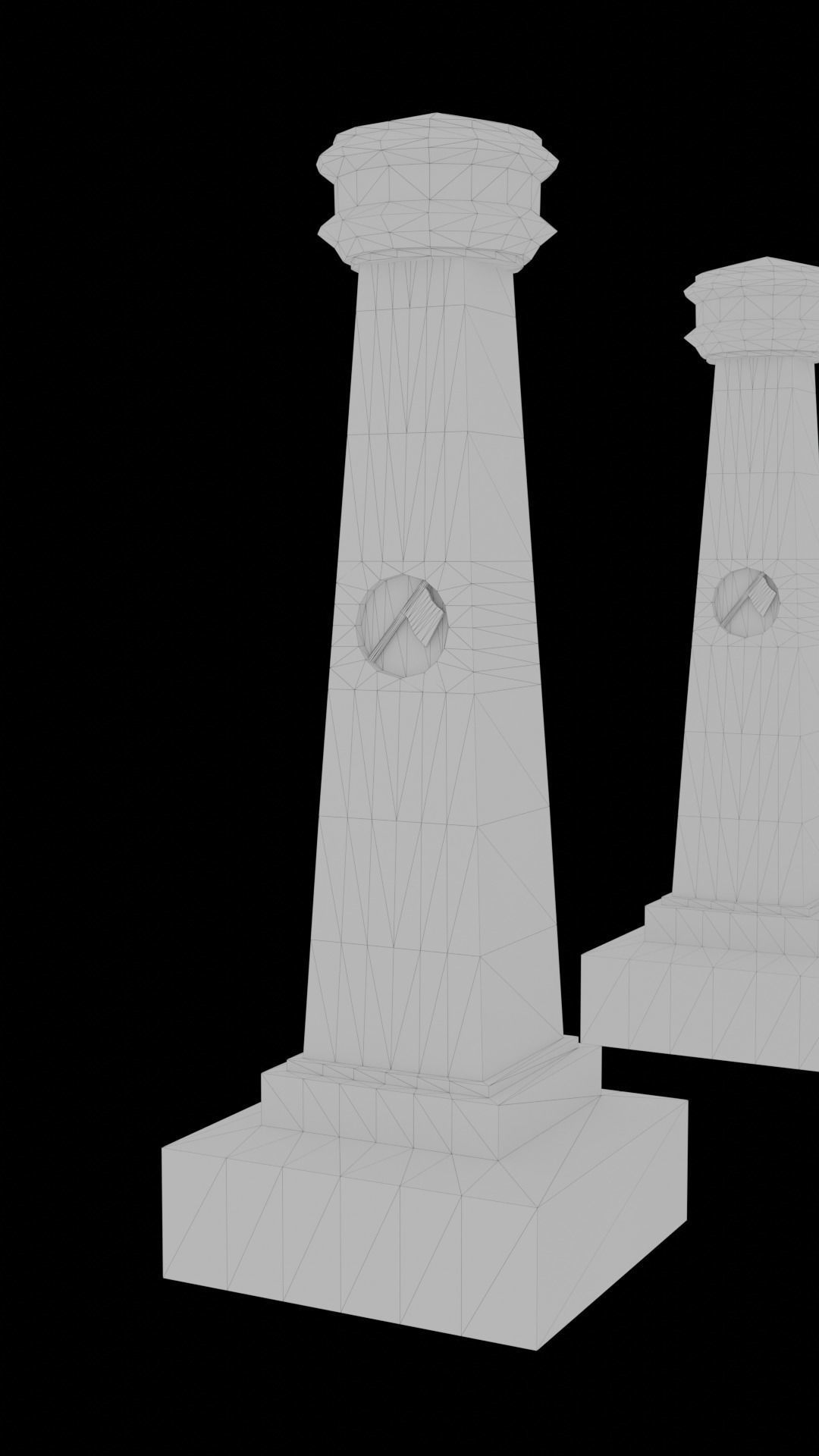 3D model Low Poly Cemetery Prop Collection for Environment Design VR ...