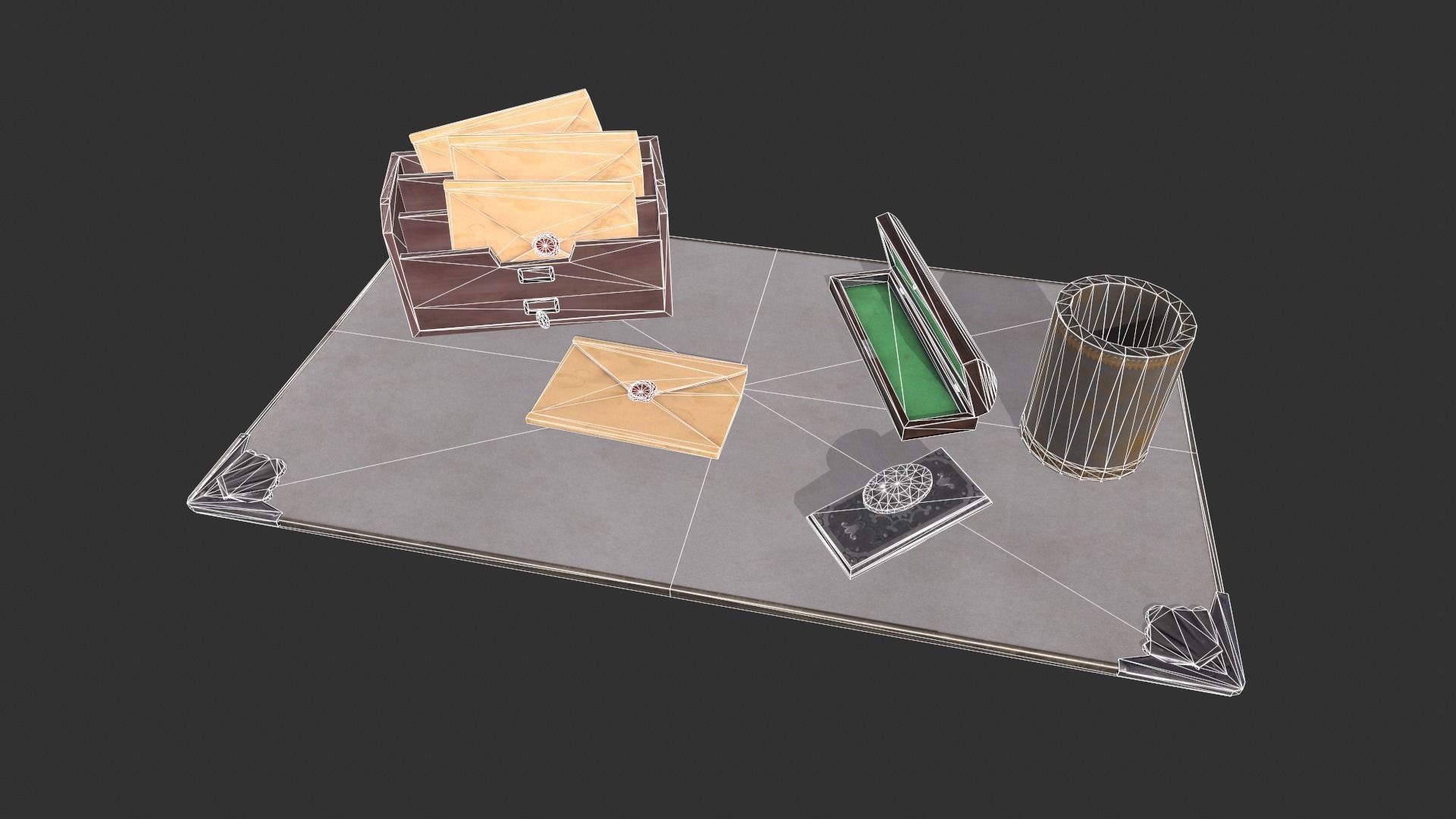 3D model Various Stationery VR / AR / low-poly | CGTrader