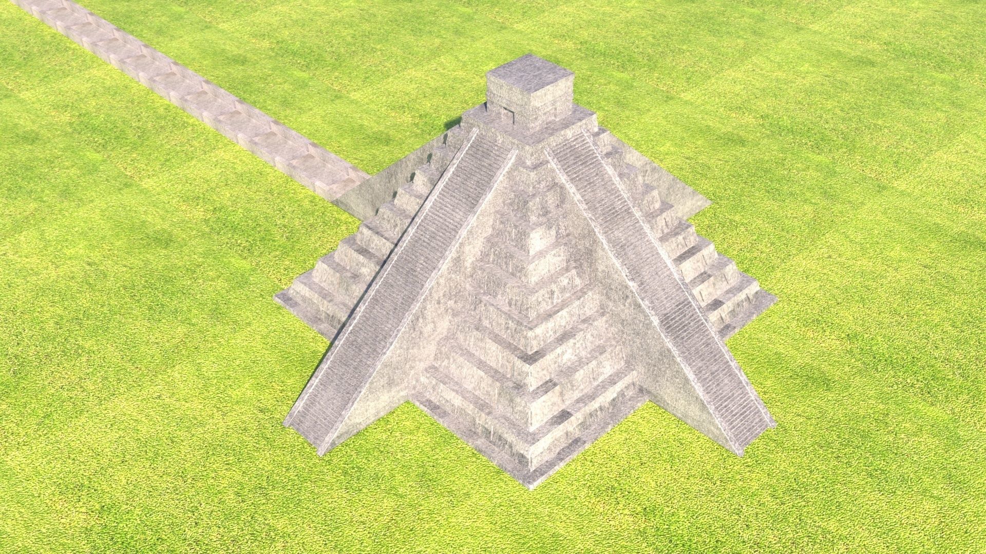 Chichen Itza Pyramid 3D model | CGTrader