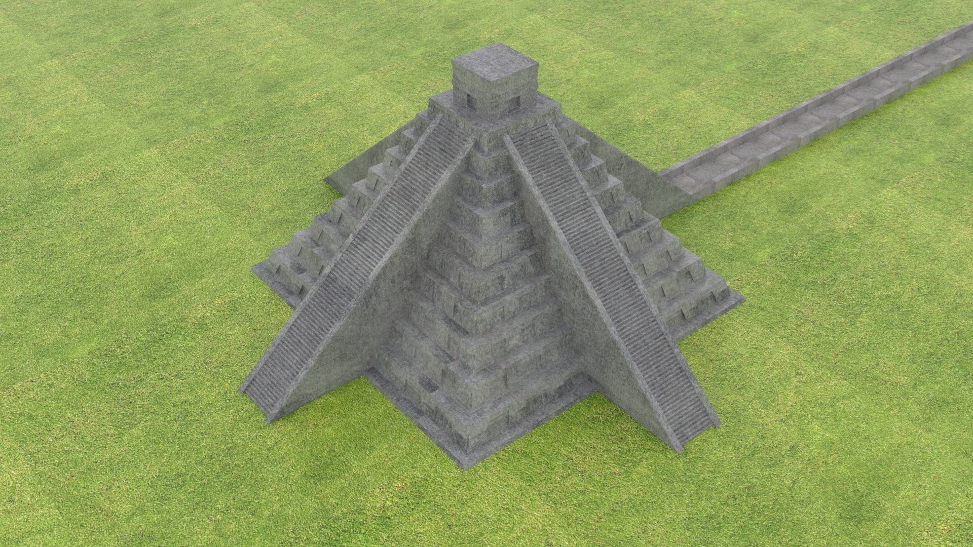Chichen Itza Pyramid 3D model | CGTrader