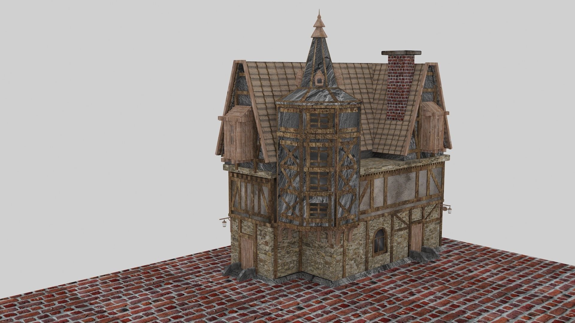 Medieval House 3D model | CGTrader
