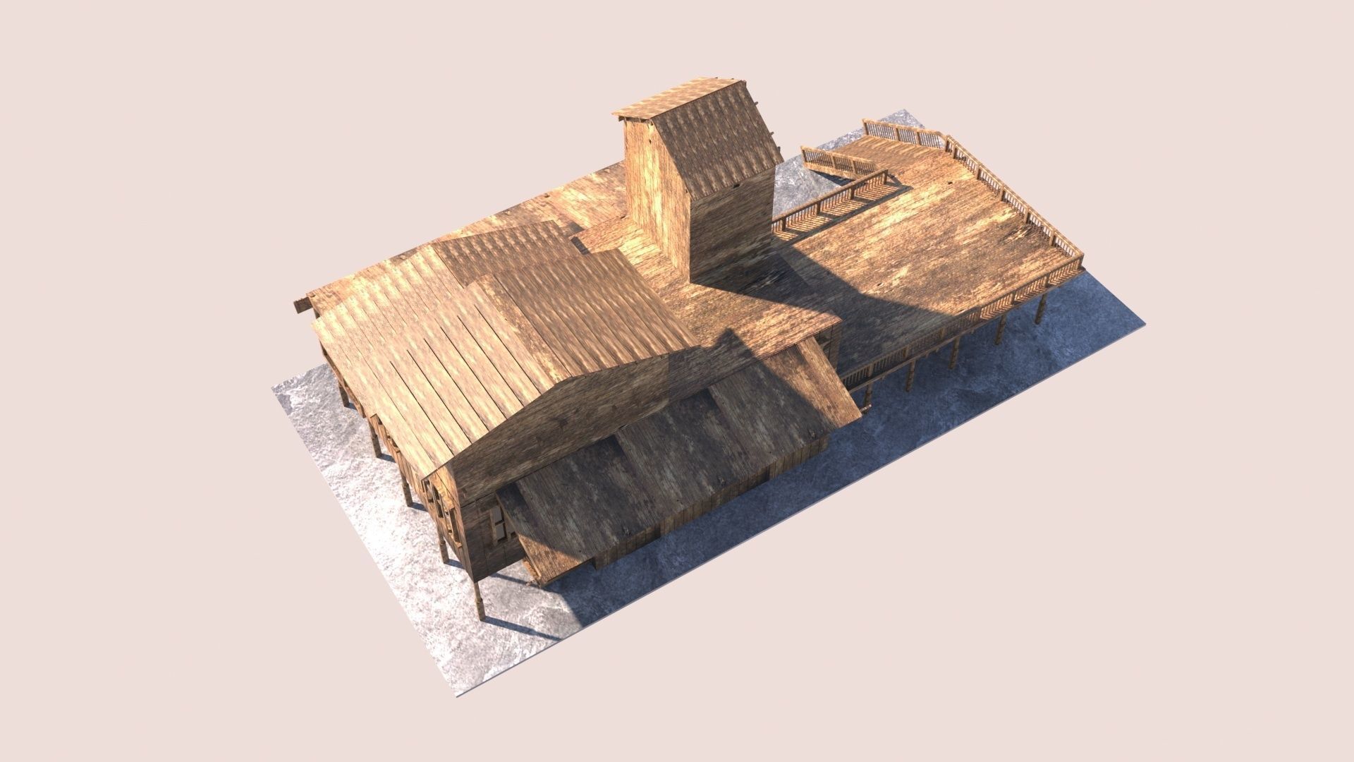 Wooden House 3D model | CGTrader