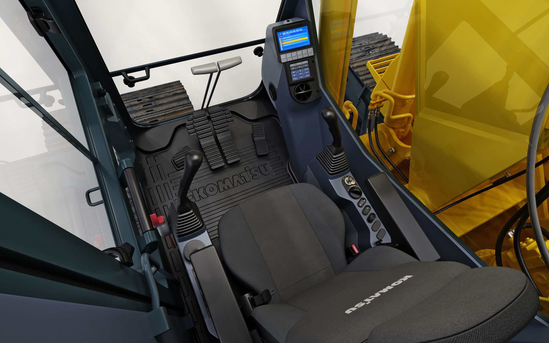 Komatsu PC210LC Crawler Excavator 3D model | CGTrader