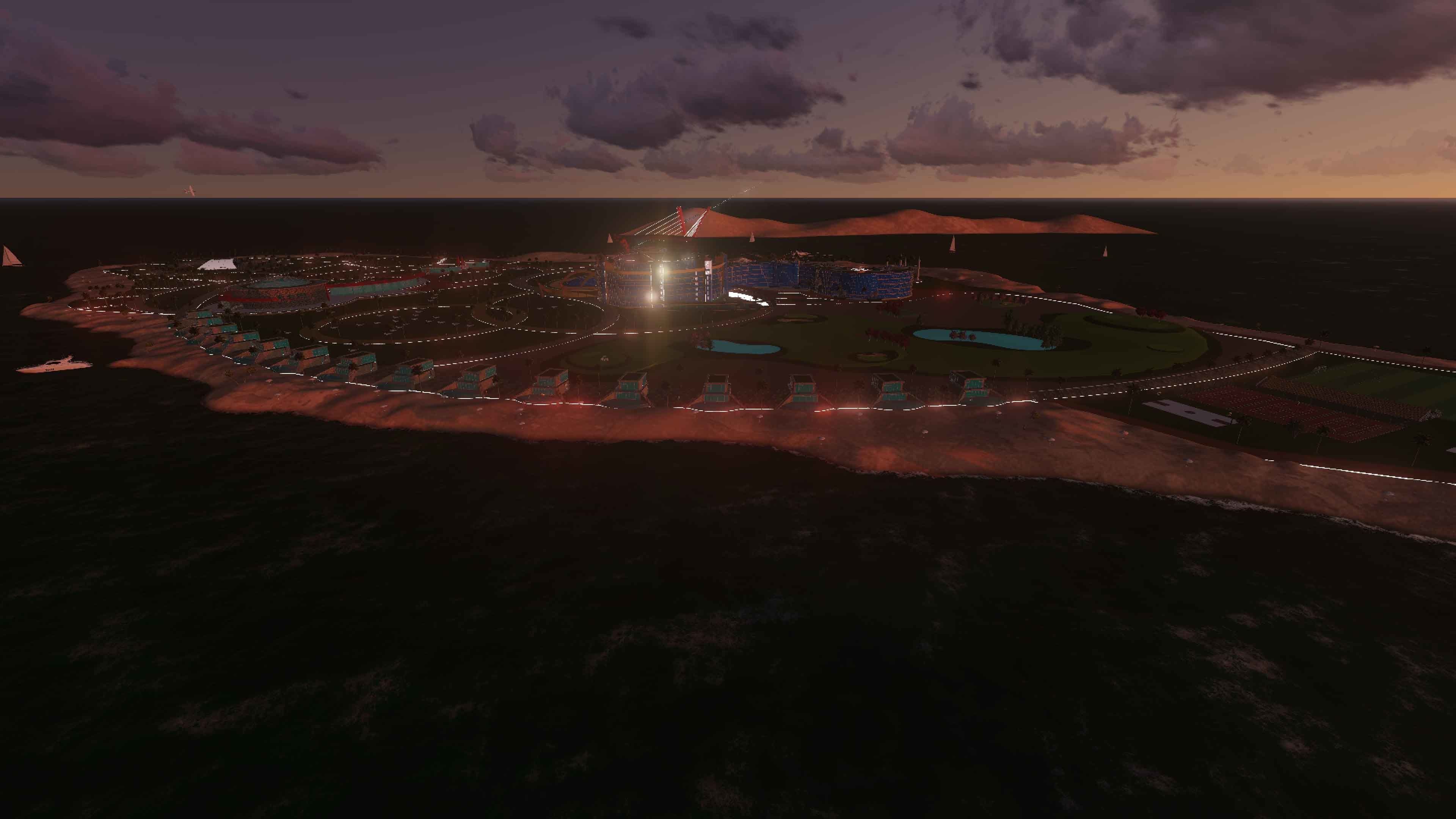 island resort 3D model | CGTrader