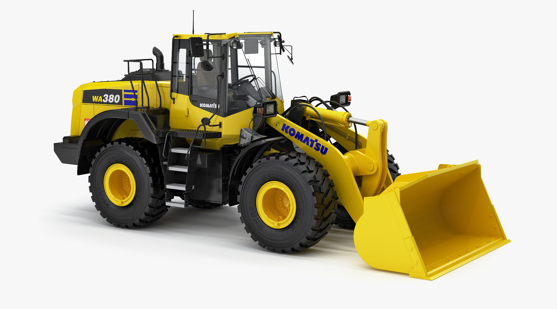 Wheel Loader Komatsu WA380-8 3D model | CGTrader