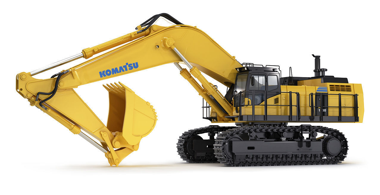 Tracked Excavator Komatsu PC1250 3D model | CGTrader