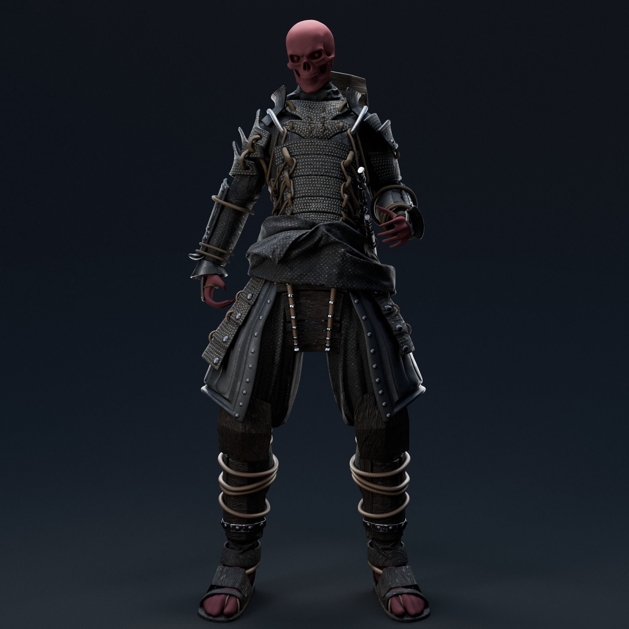 Samurai Cloth 3D model | CGTrader