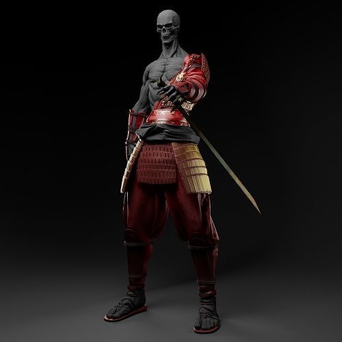 Samurai Cloth 3D model | CGTrader