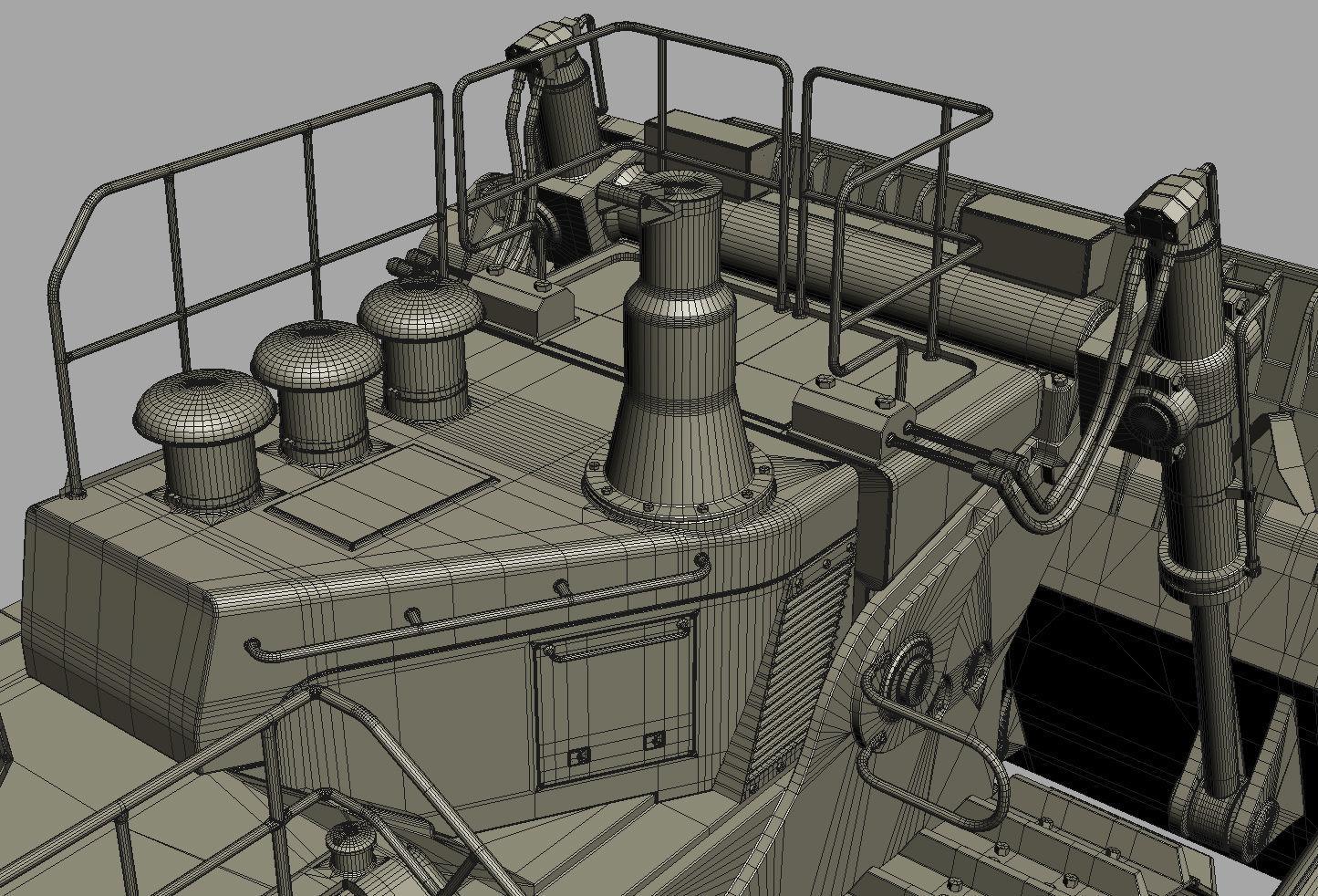 Super dozer Komatsu d575 3D model | CGTrader
