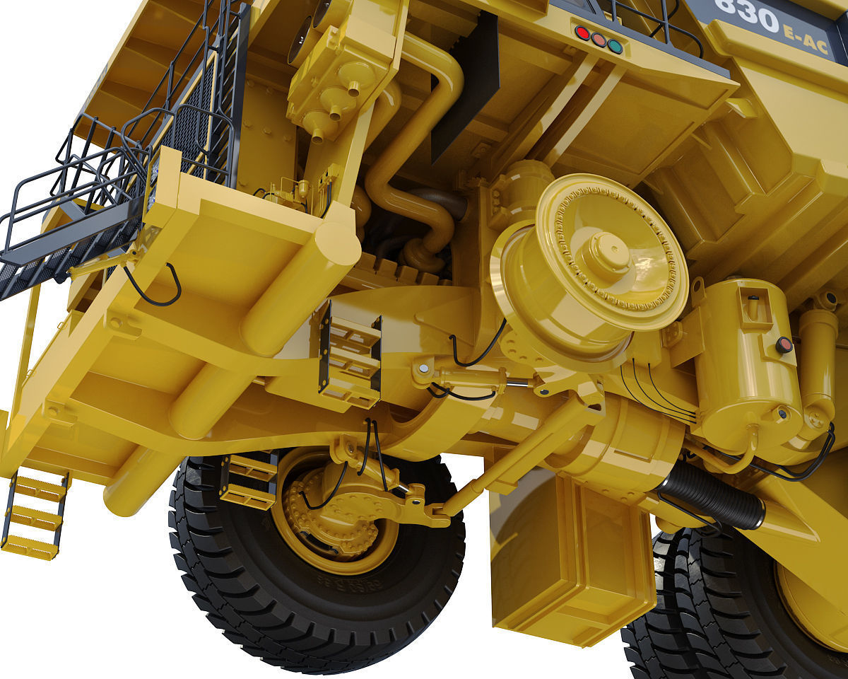 Mining dump truck Komatsu 830E-AC 3D model | CGTrader