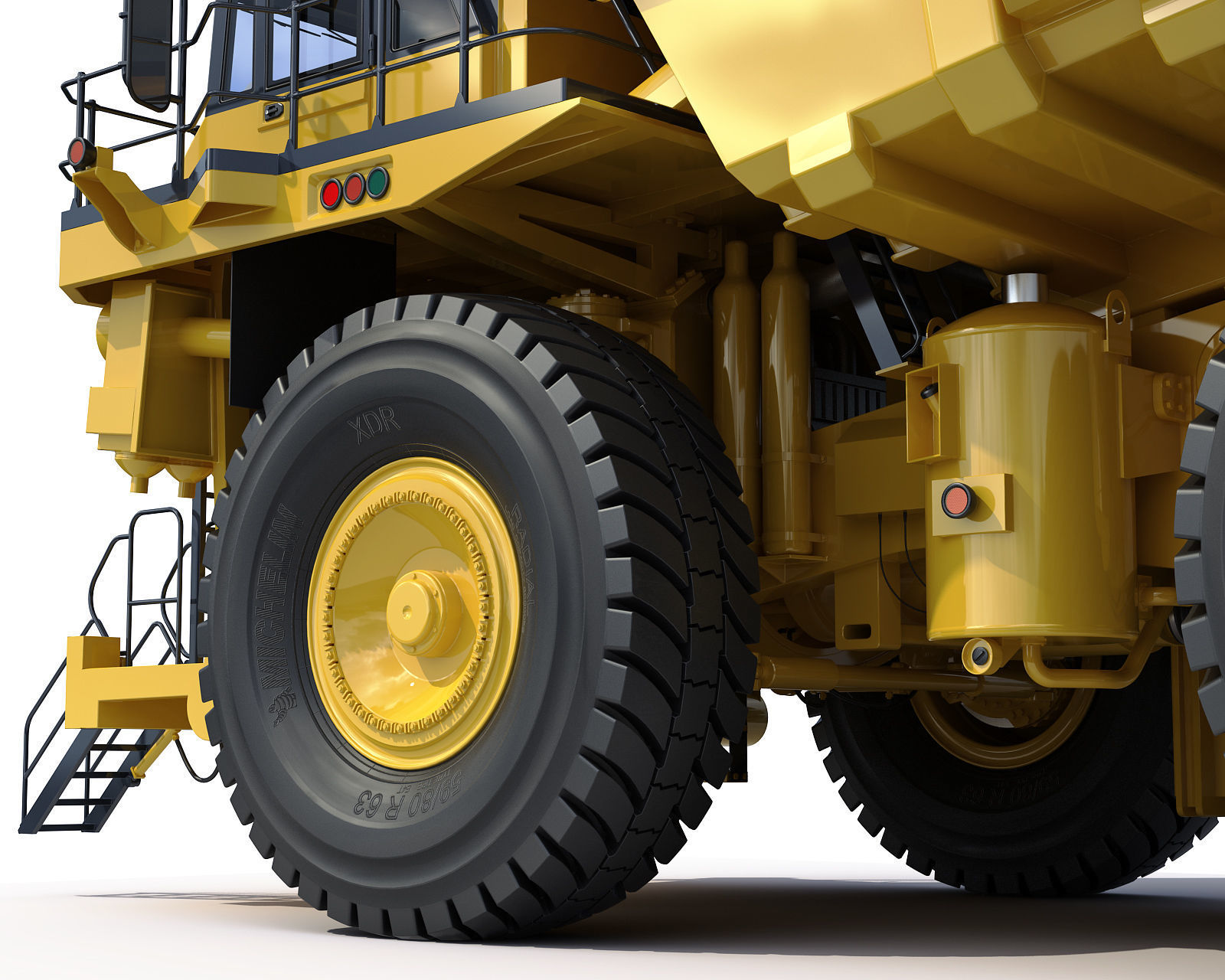 Mining dump truck Komatsu 830E-AC 3D model | CGTrader