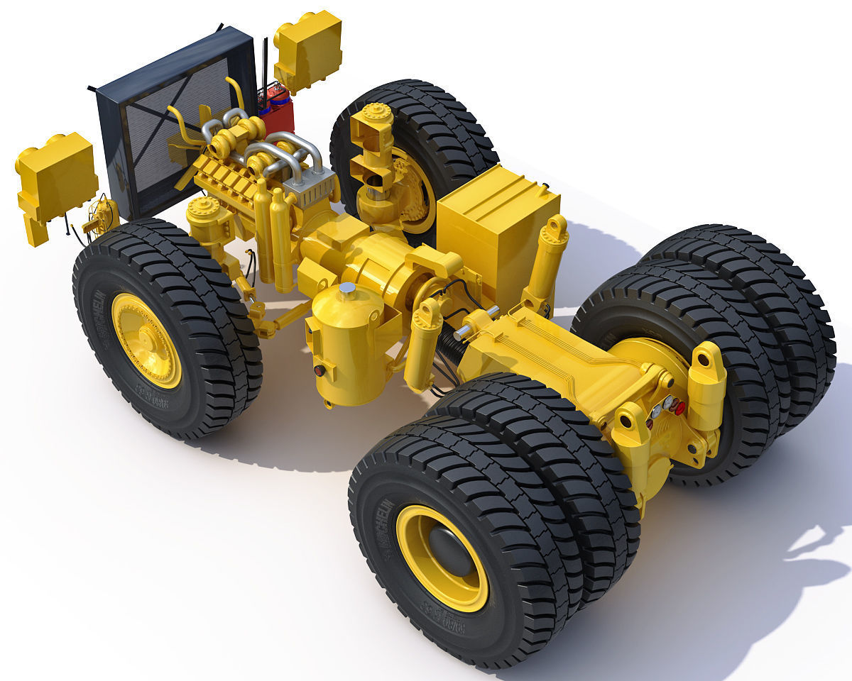Mining dump truck Komatsu 830E-AC 3D model | CGTrader
