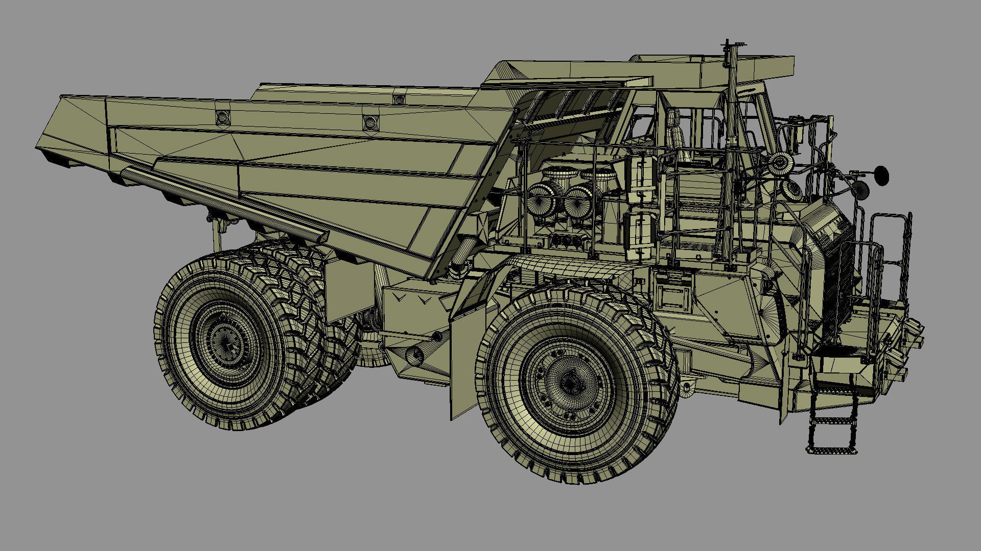 Komatsu HD605-8 Rigid Dump Truck 3D model | CGTrader