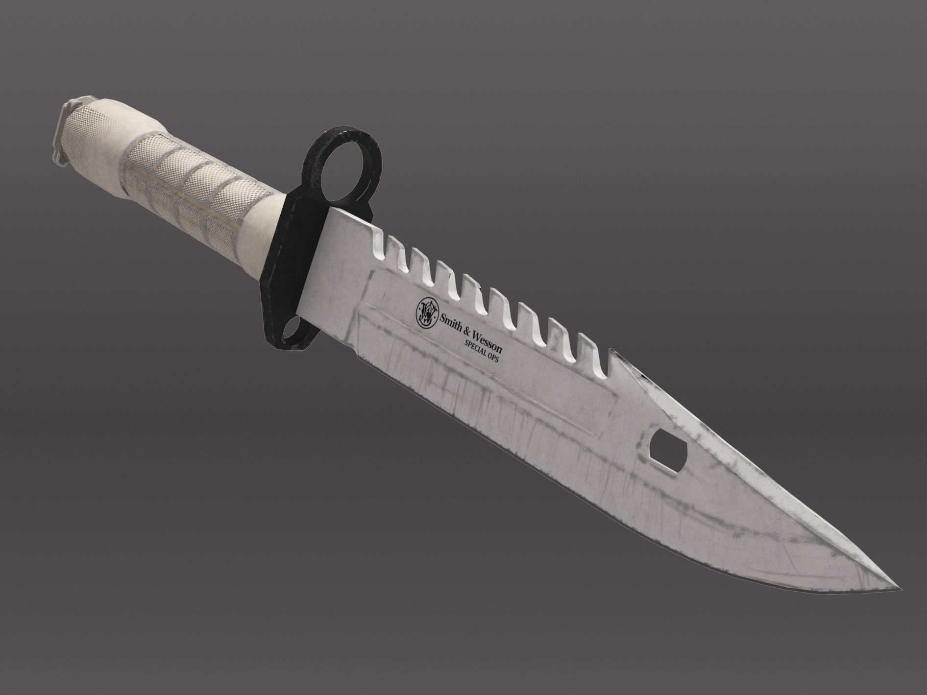 3D model m9 bayonet tactical knife VR / AR / low-poly | CGTrader