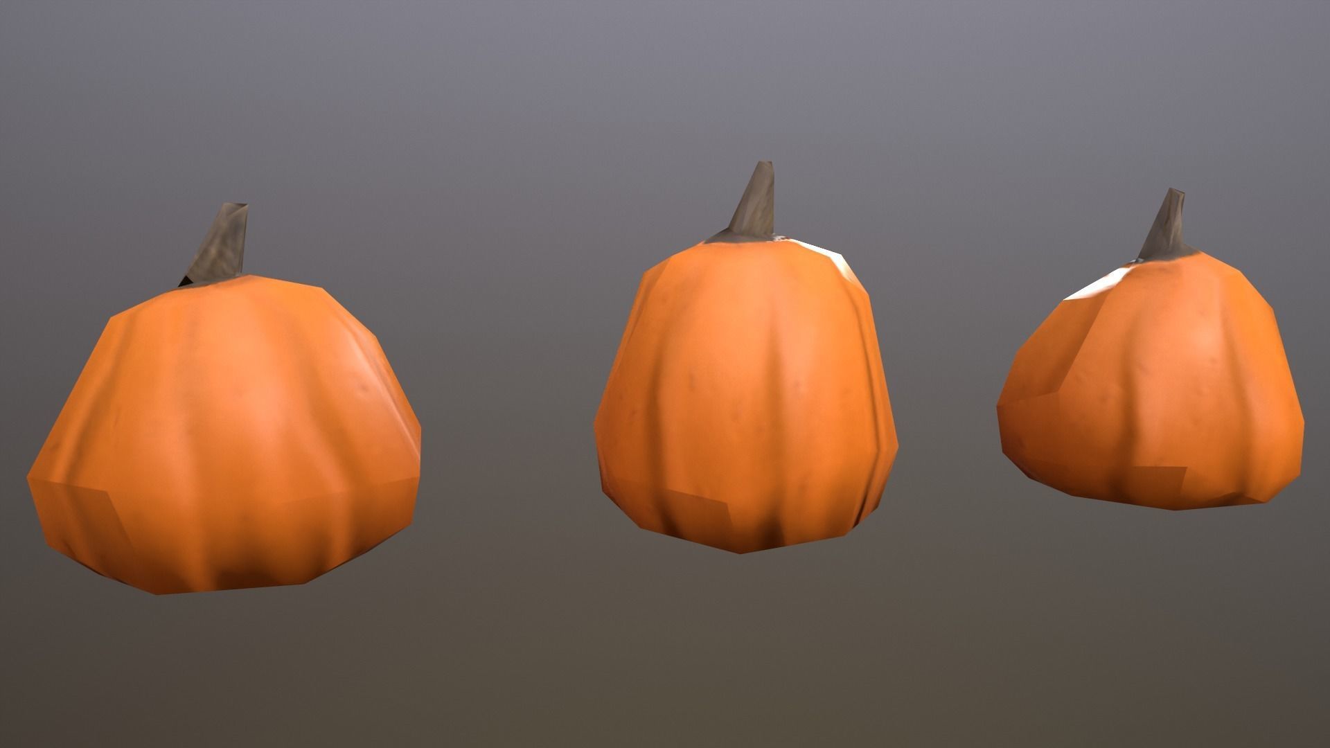 3D model Pumpkin asset VR / AR / low-poly | CGTrader