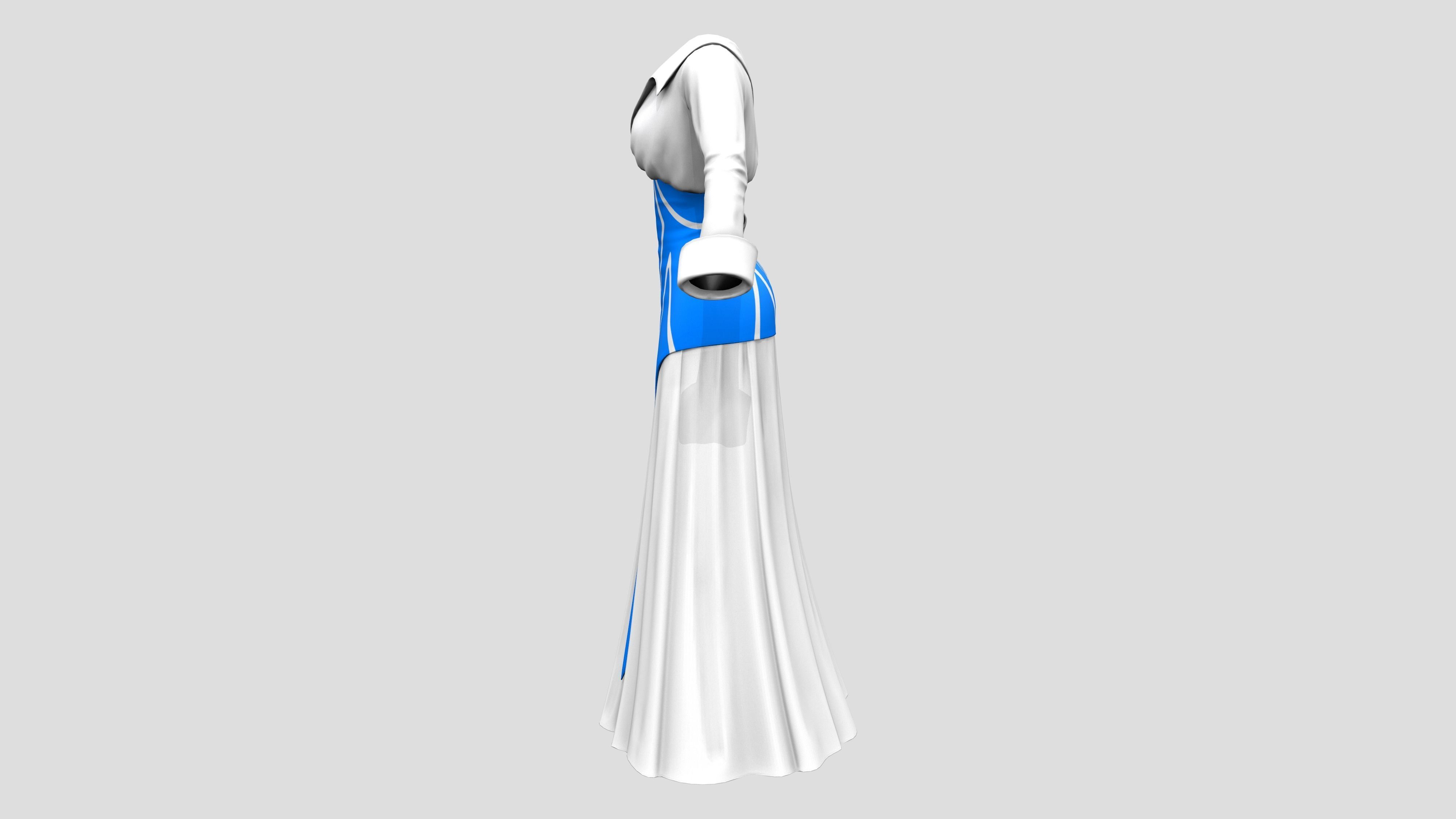 3D model Female Fashion Diva Outfit VR / AR / low-poly | CGTrader